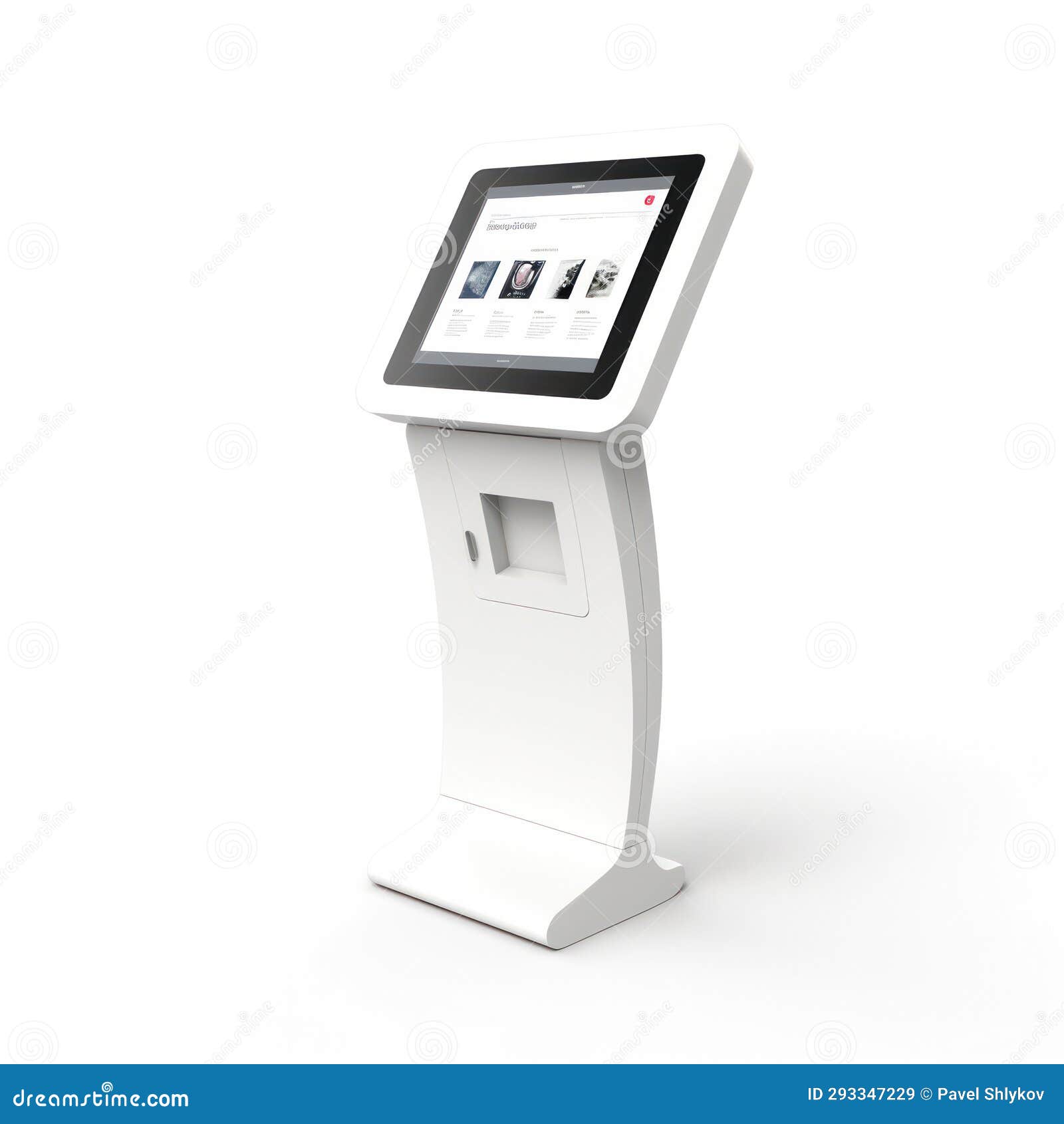 Automatic Check-in Machine for Airport, Boarding Pass Printer. Self ...