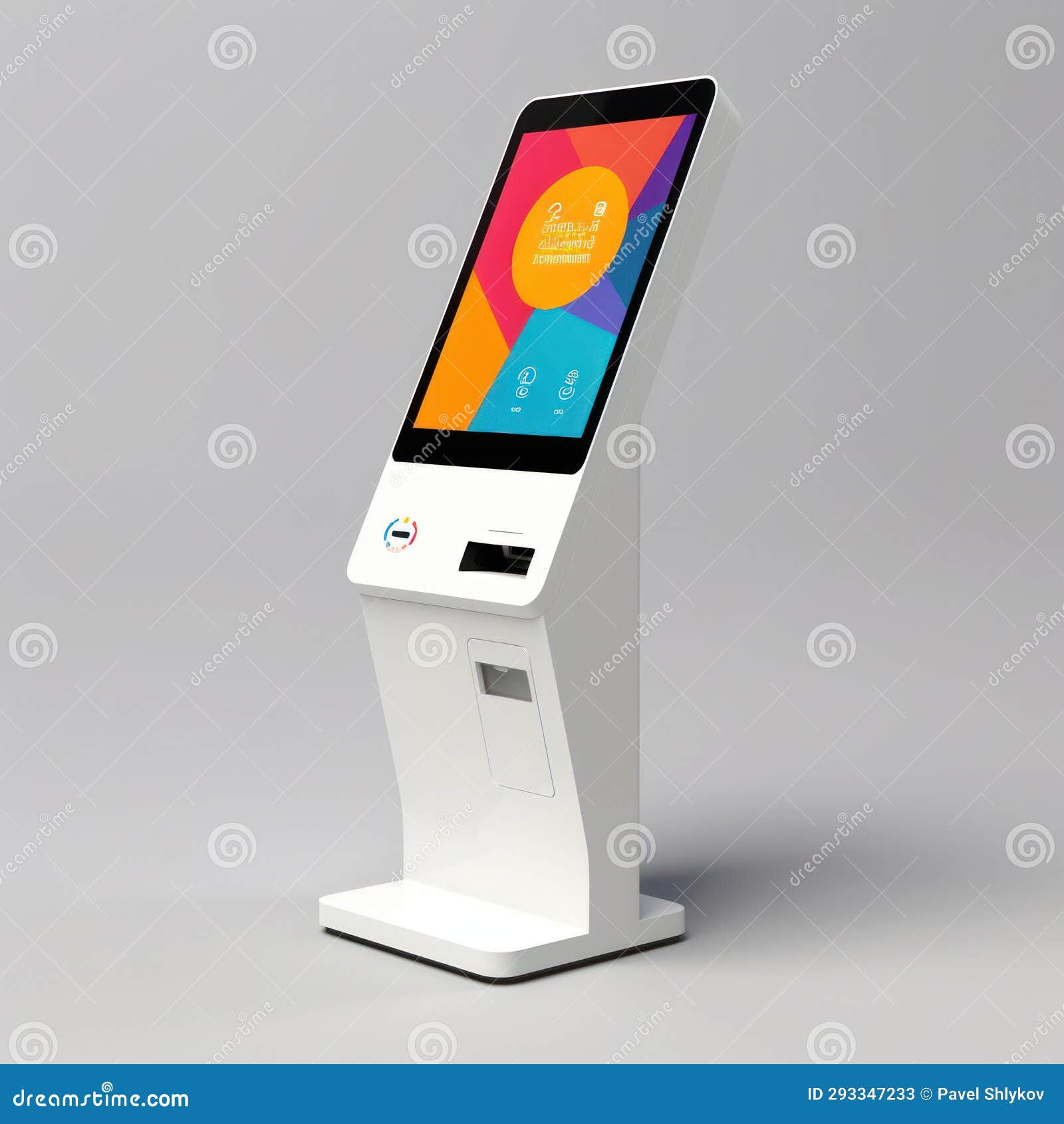 Automatic Check-in Machine for Airport, Boarding Pass Printer. Self ...