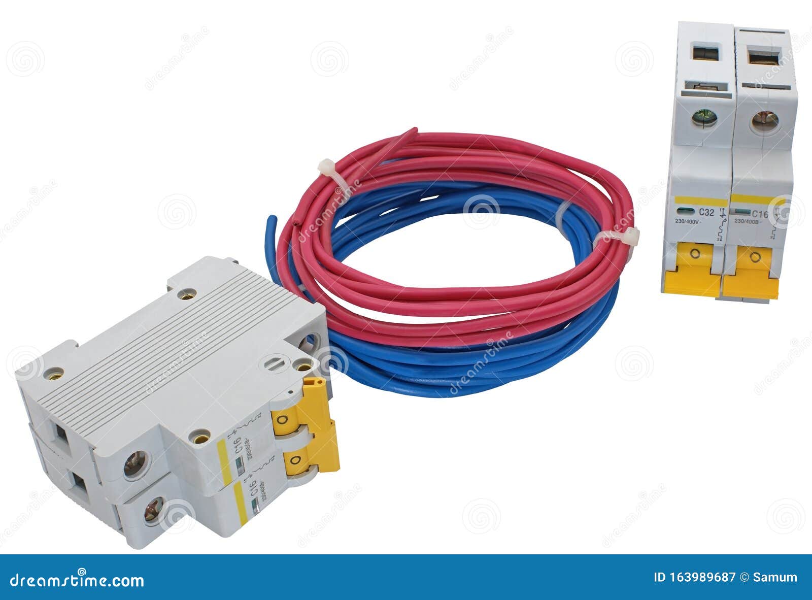 Automatic circuit breaker stock image. Image of control - 163989687