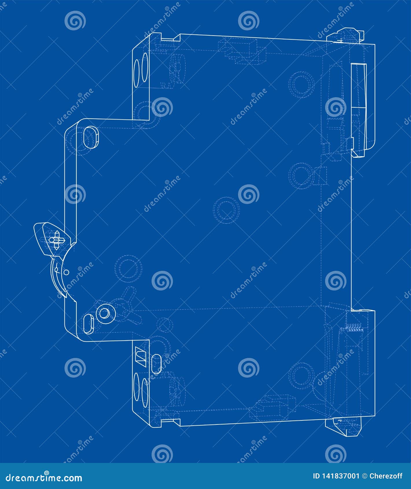 Automatic Circuit Breaker Concept. Vector Stock Vector - Illustration ... Automatic Circuit Breaker Concept. Vector Stock Vector - Illustration ...