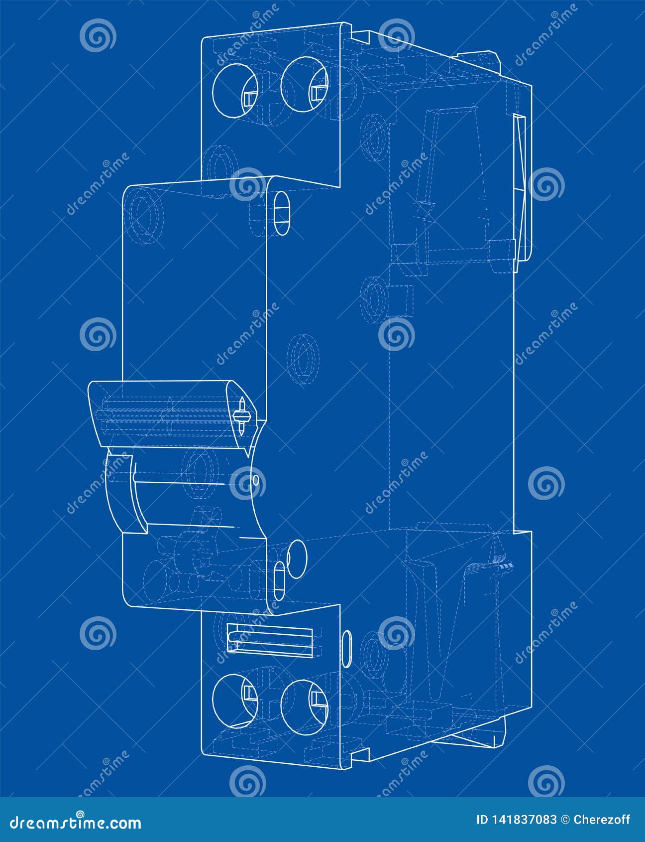 Automatic Circuit Breaker Concept. Vector Stock Vector - Illustration ... Automatic Circuit Breaker Concept. Vector Stock Vector - Illustration ...