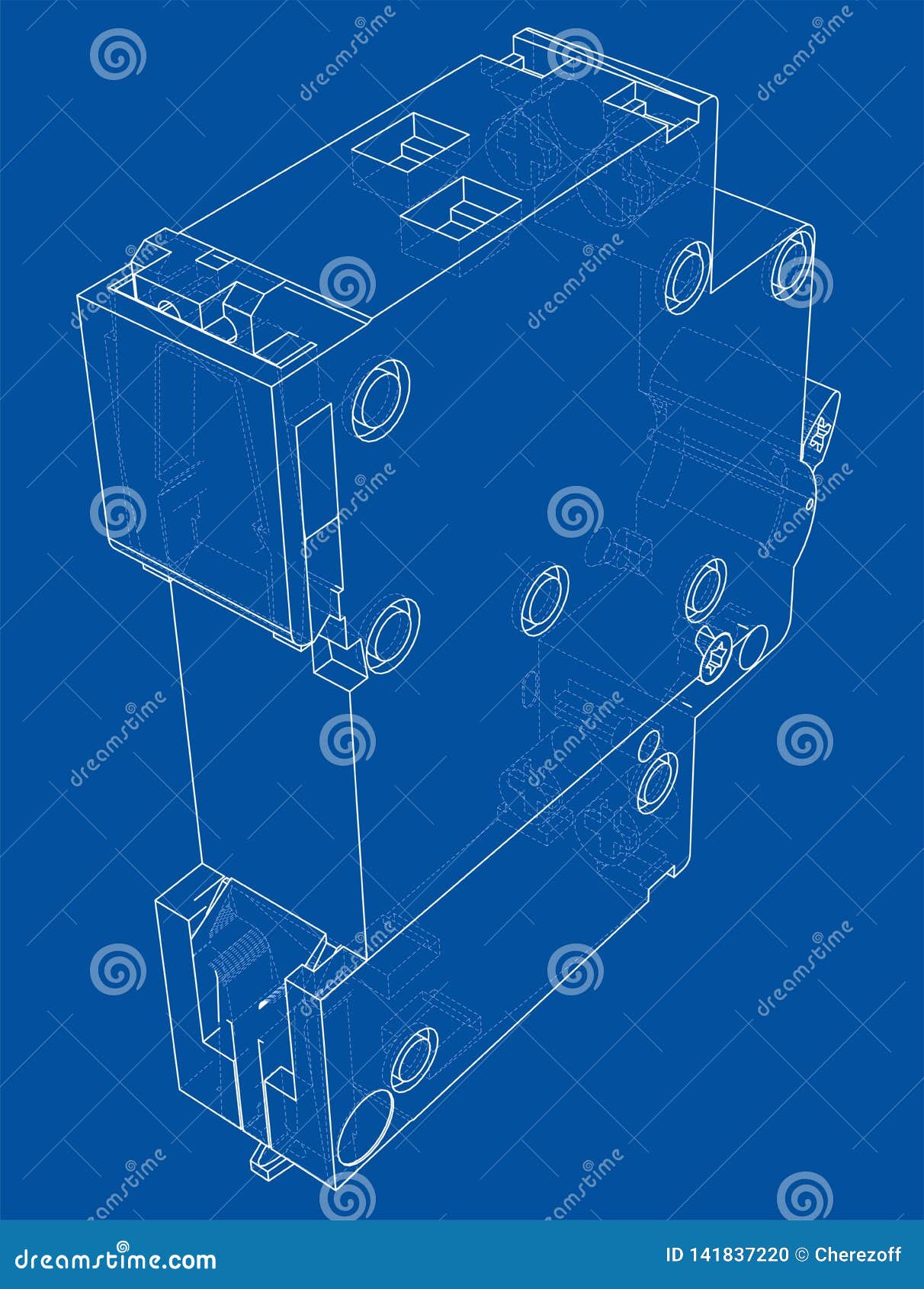 Automatic Circuit Breaker Concept. Vector Stock Vector - Illustration ... Automatic Circuit Breaker Concept. Vector Stock Vector - Illustration ...