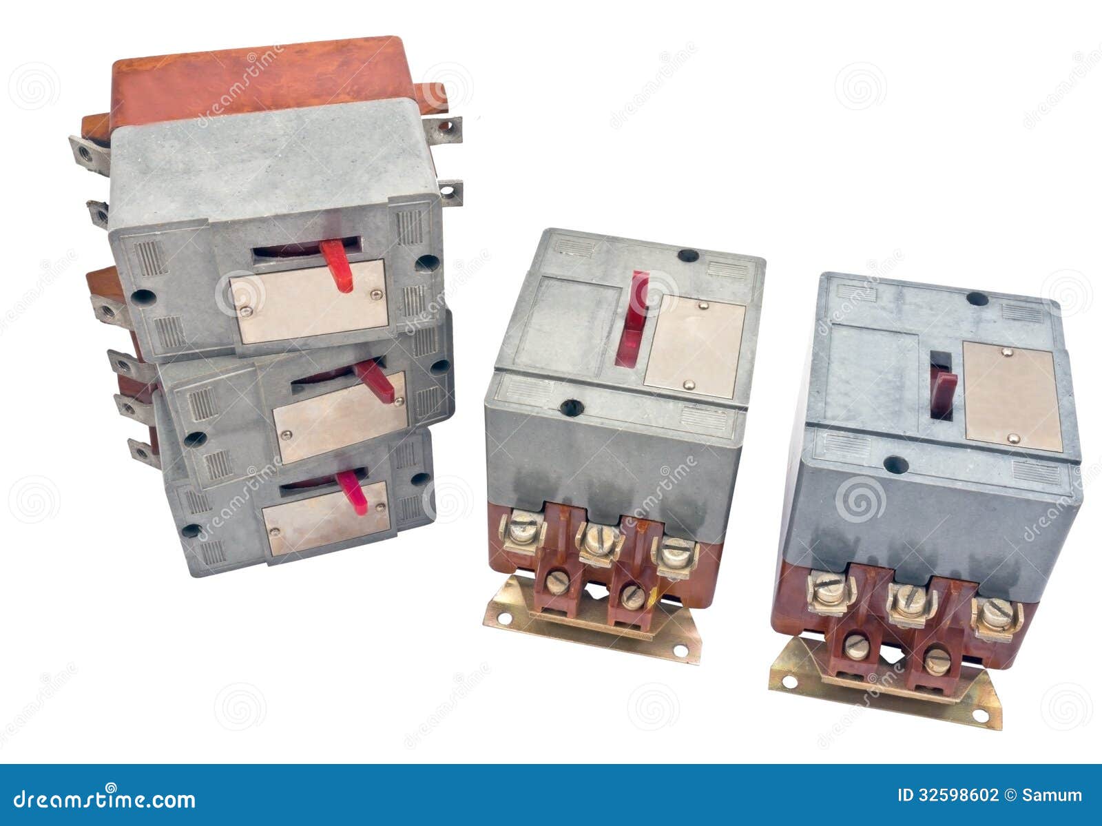 Automatic circuit breaker stock photo. Image of machine - 32598602