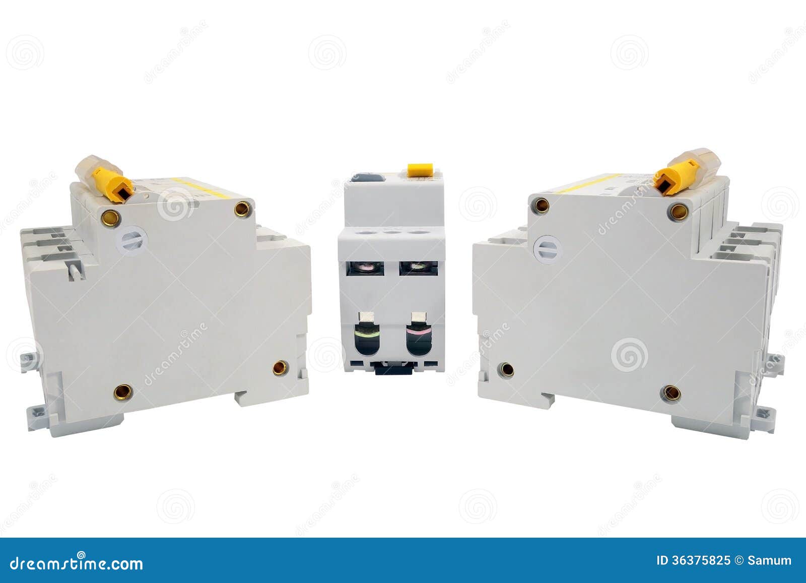 Automatic circuit breaker stock image. Image of control - 36375825