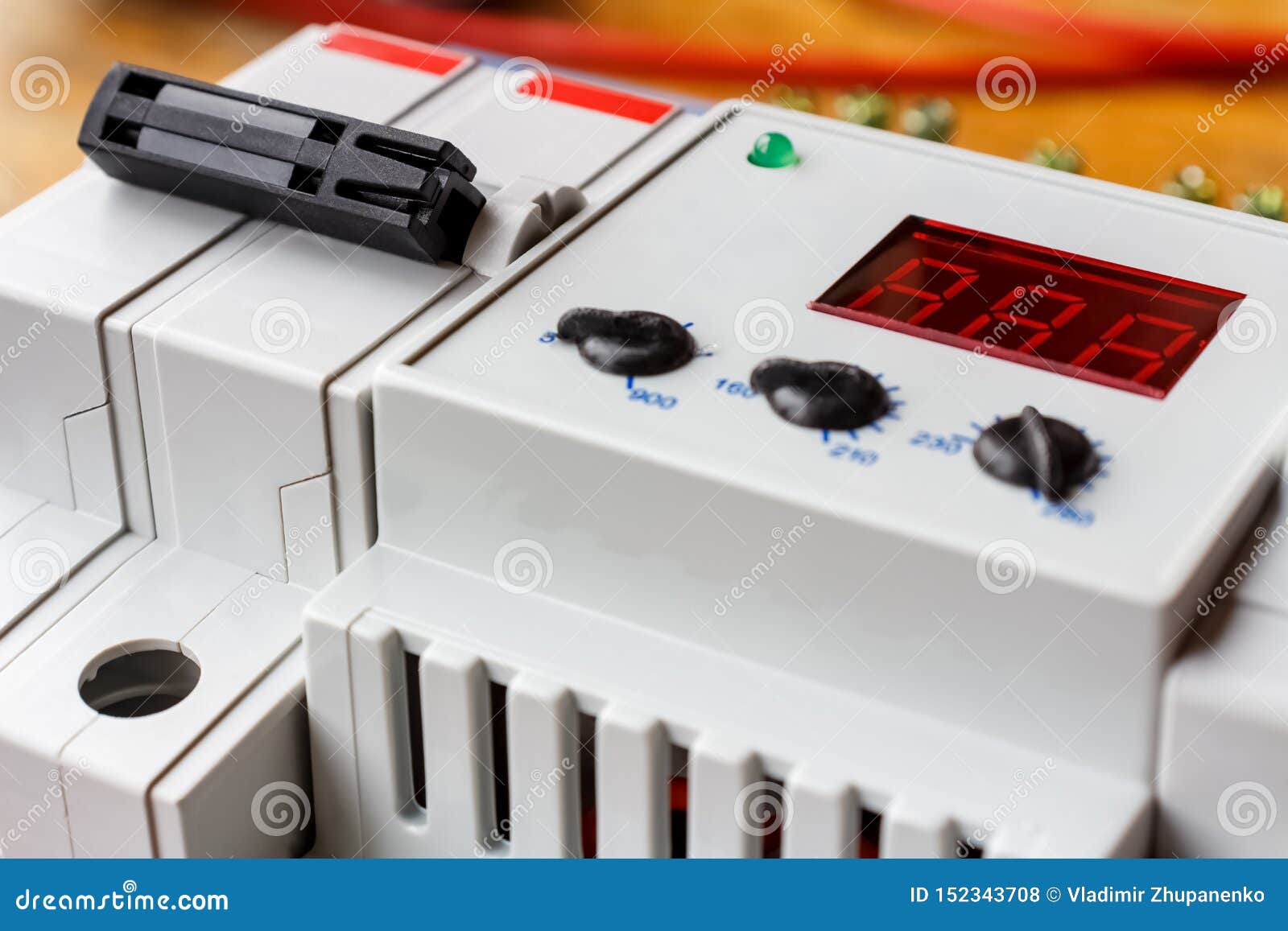 Automatic Circuit Breaker and Voltage Limiter Installed in the Mounting ... Automatic Circuit Breaker and Voltage Limiter Installed in the Mounting ...