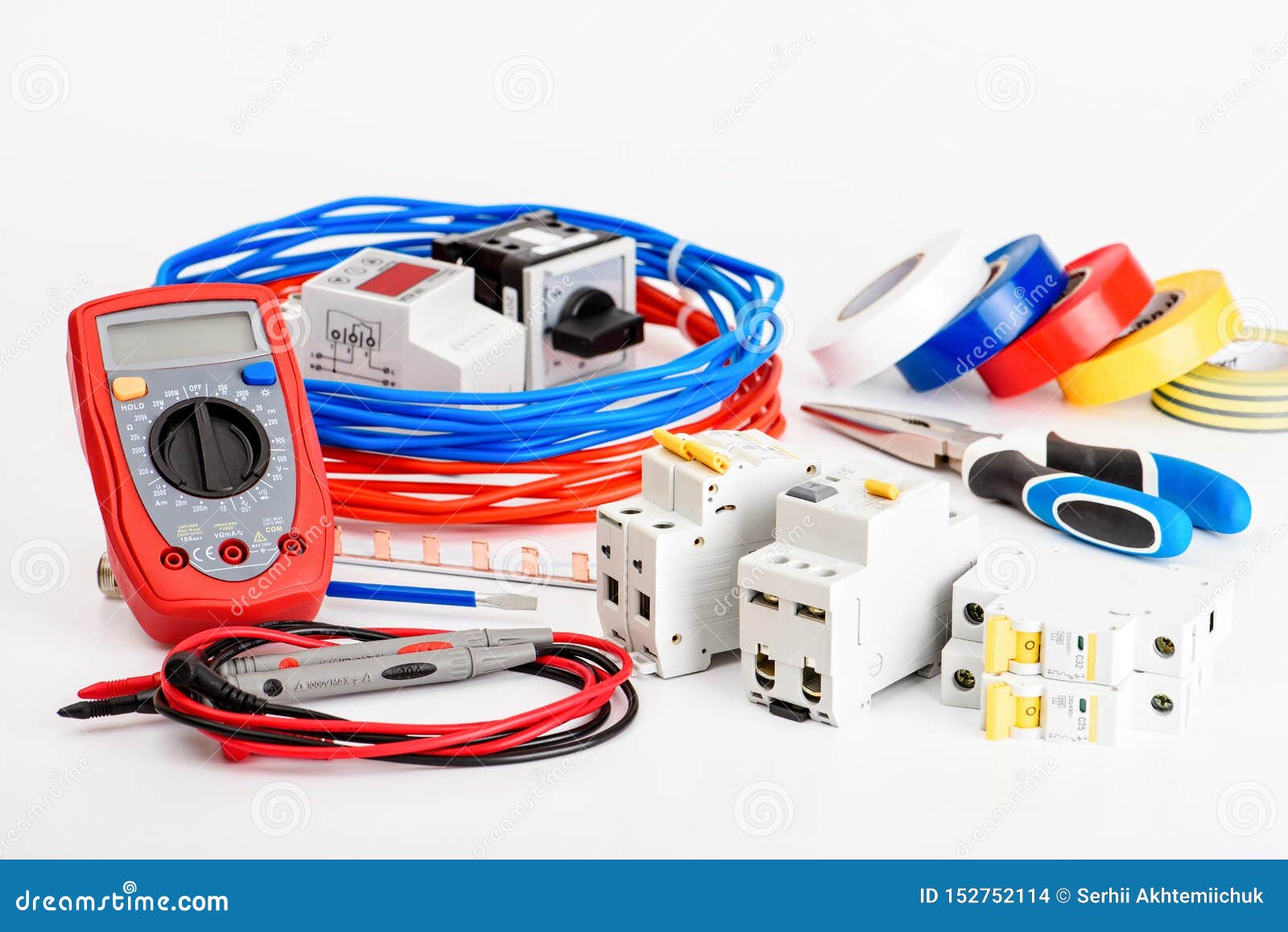 Automatic Circuit Breakers, Copper Single Core Cable. Accessories for ...