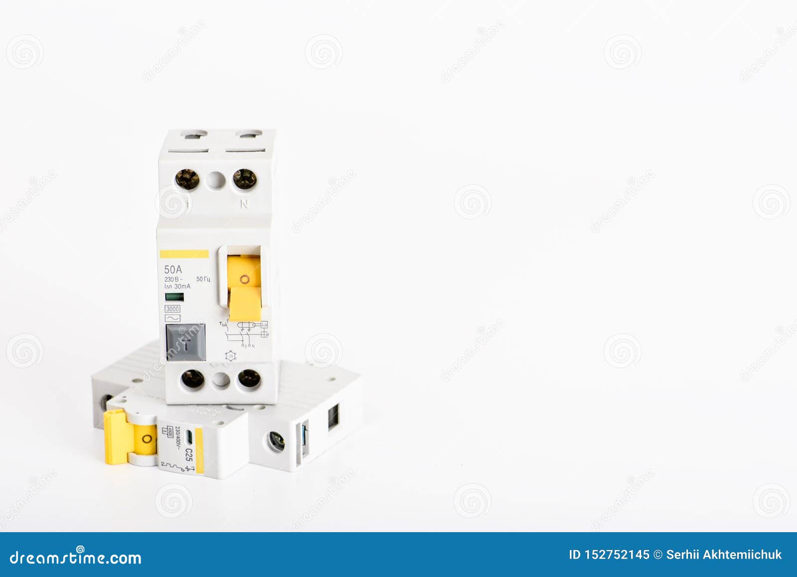 Modular Switchboard Electrical Outlet, Interchangeable On A White Wall ...