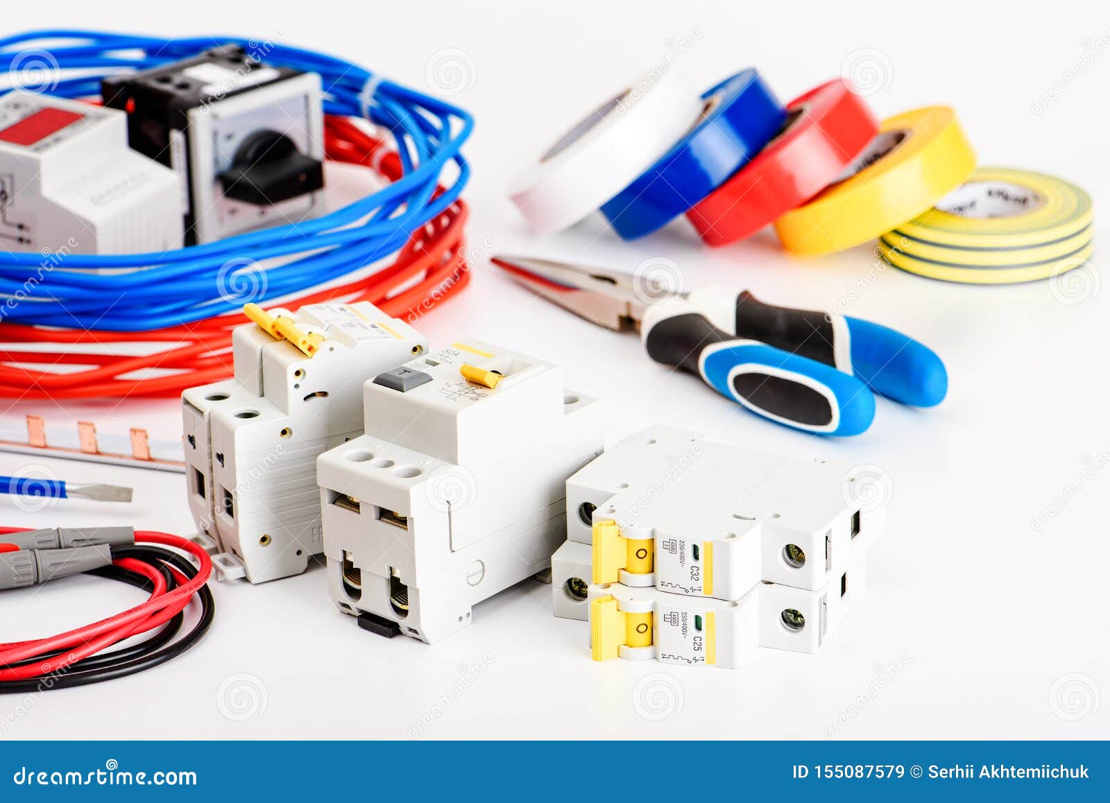 Automatic Circuit Breakers, Copper Single Core Cable. Accessories for ...