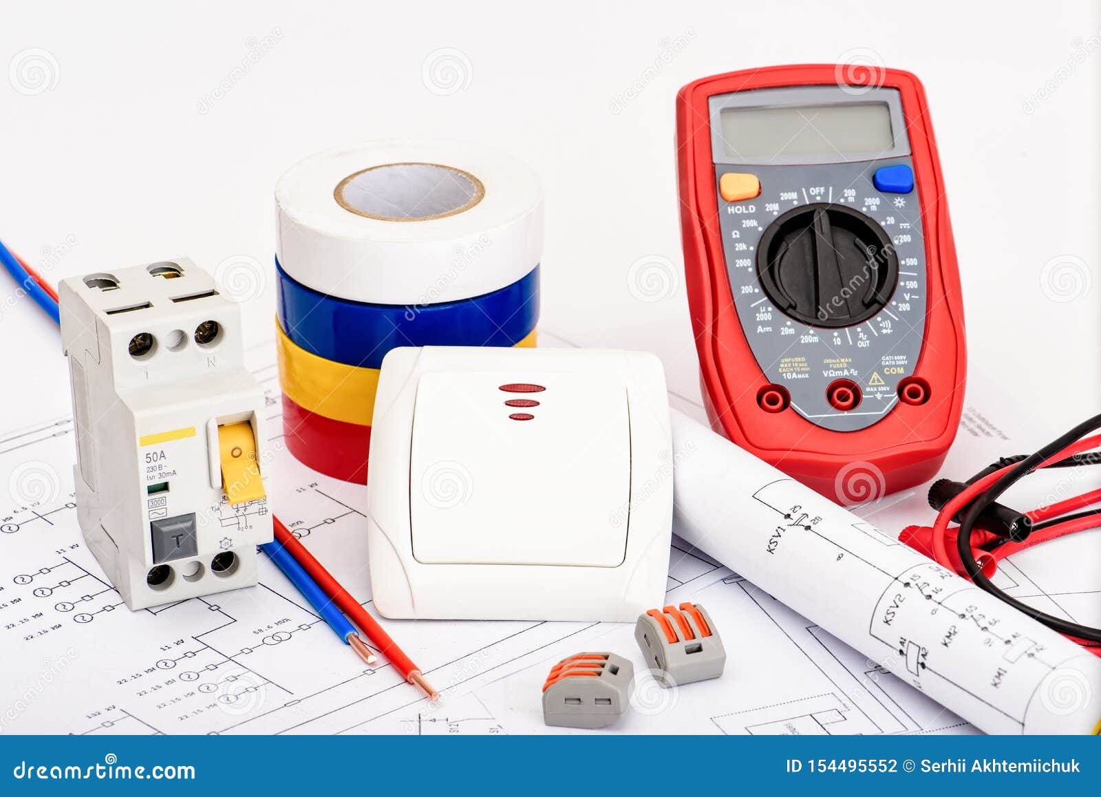 Automatic Circuit Breakers, Digital Multimeter. Accessories for Safe ...