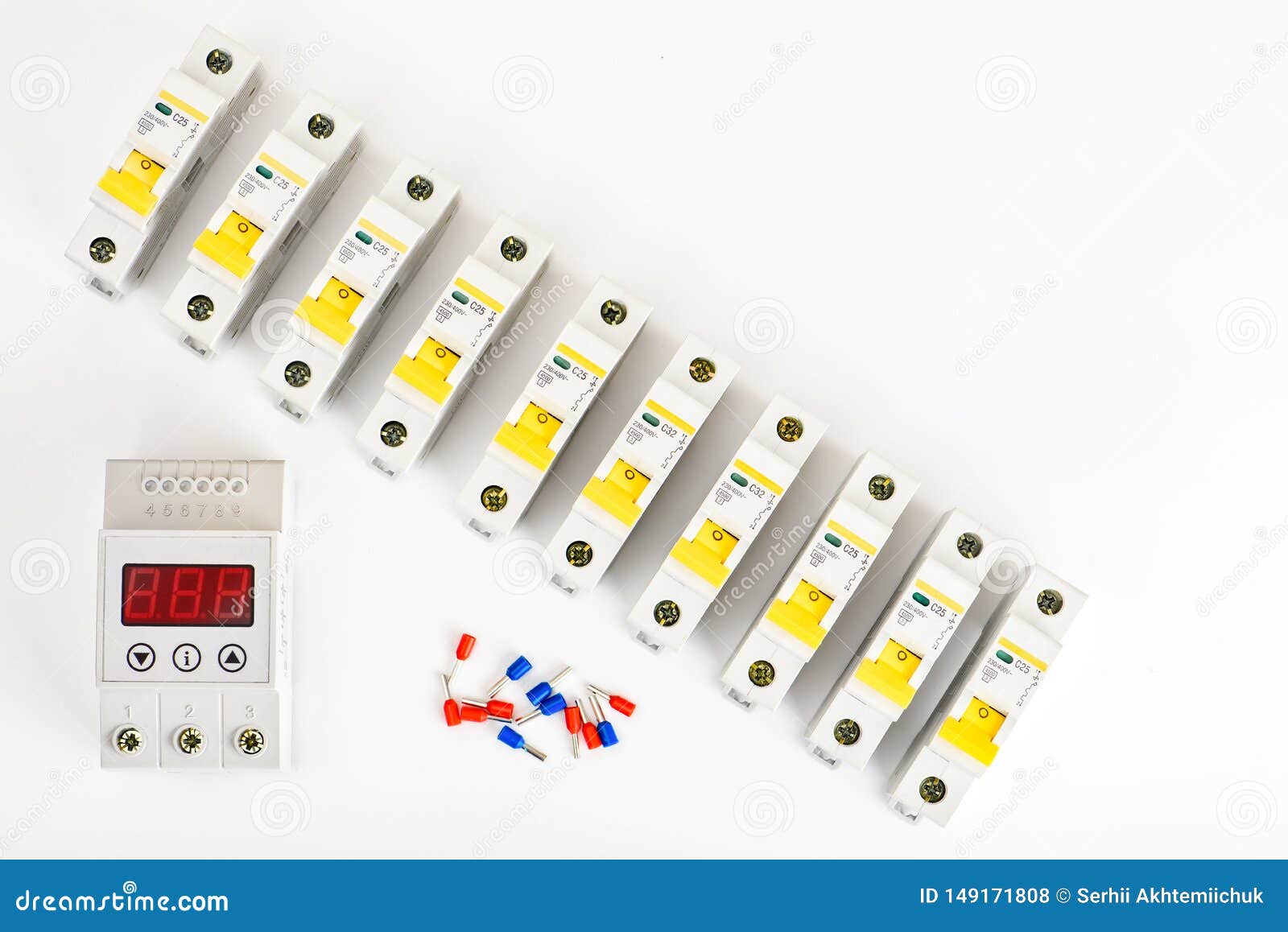 Automatic Circuit Breakers, Distribution Box, Cable And Digital ...