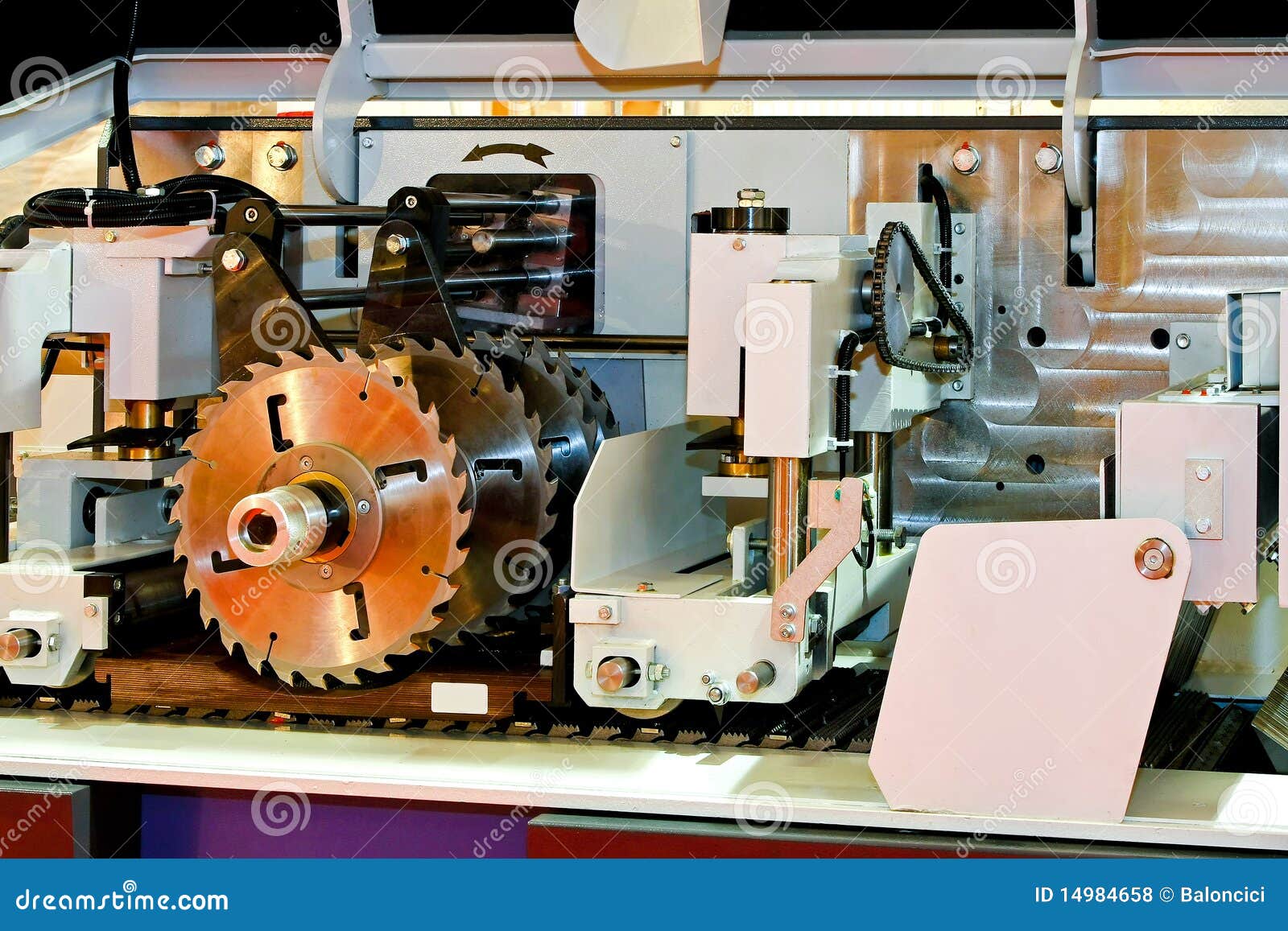 Automatic circular saw stock photo. Image of gear, automatic - 14984658