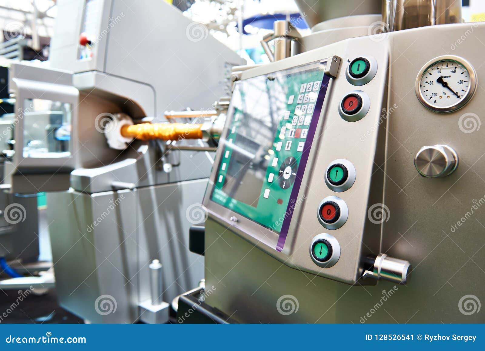 Automatic Clipping Hanging Machine for Sausages Stock Image - Image of ...