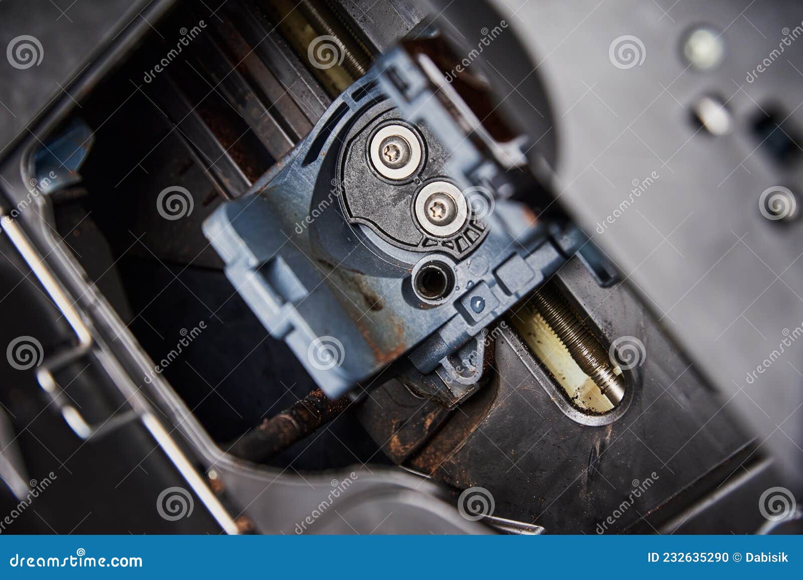 Automatic Coffee Machine Maintenance Stock Photo - Image of renovate ...