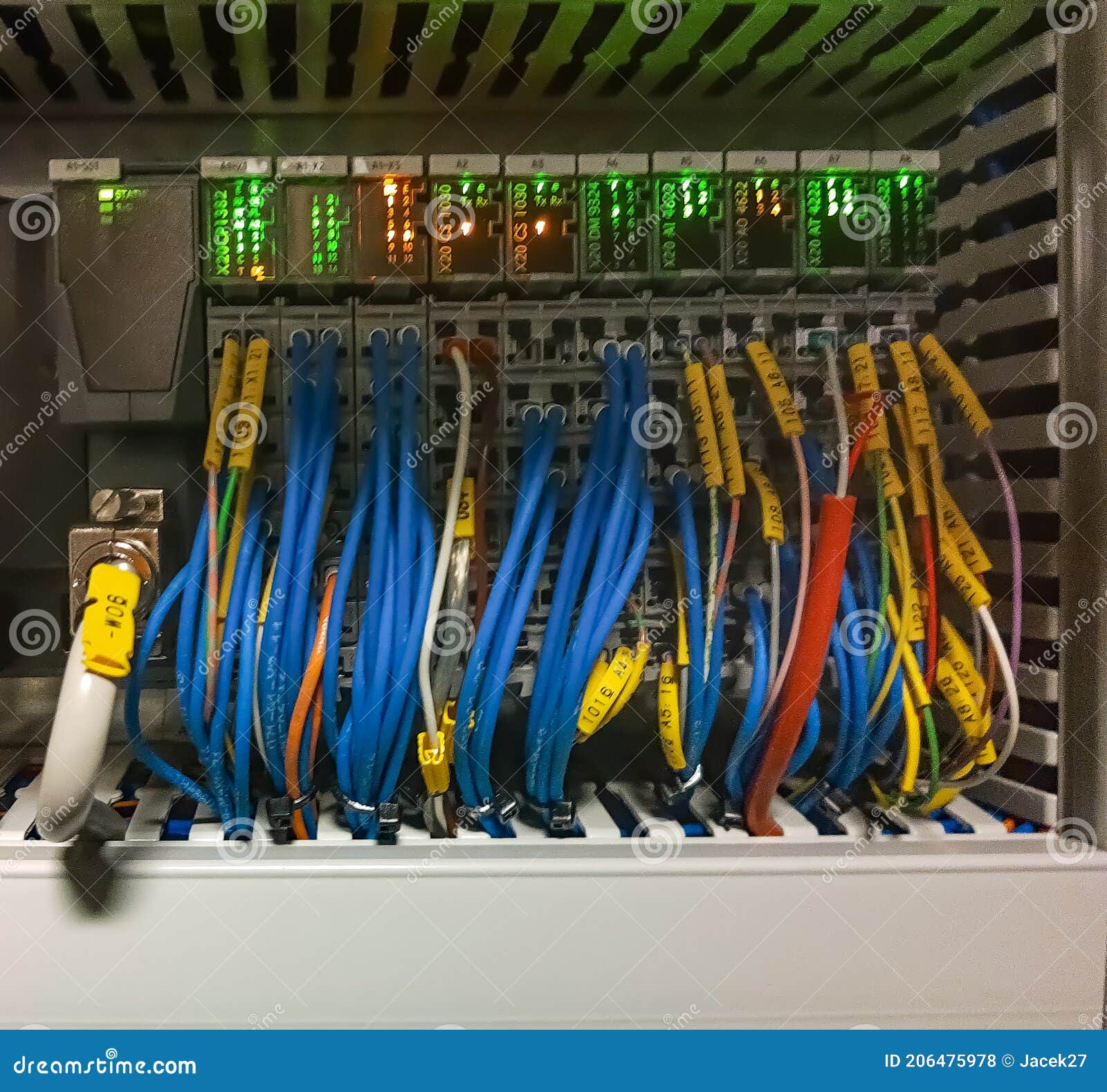 Automatic control device stock photo. Image of fiber - 206475978