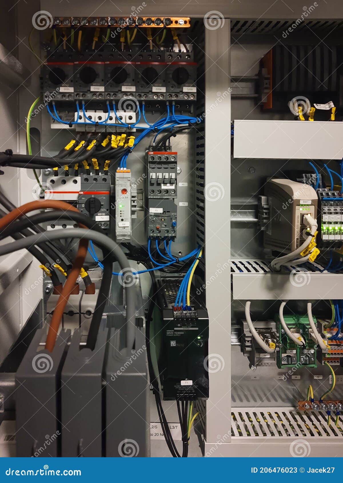 Automatic control device stock image. Image of board - 206476023