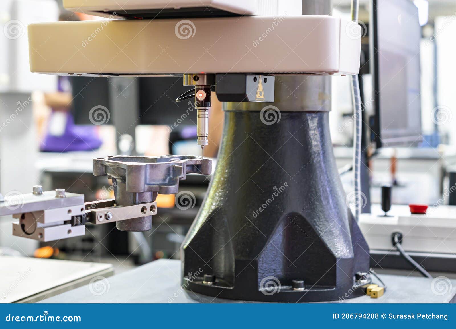Automatic Coordinate Measurement Machine CMM During Inspection ...