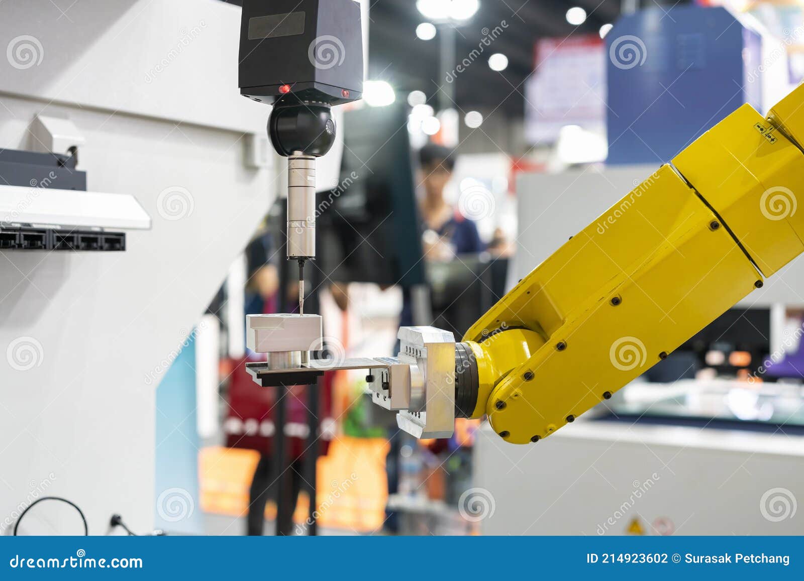 Automatic Coordinate Measurement Machine CMM During Inspection ...