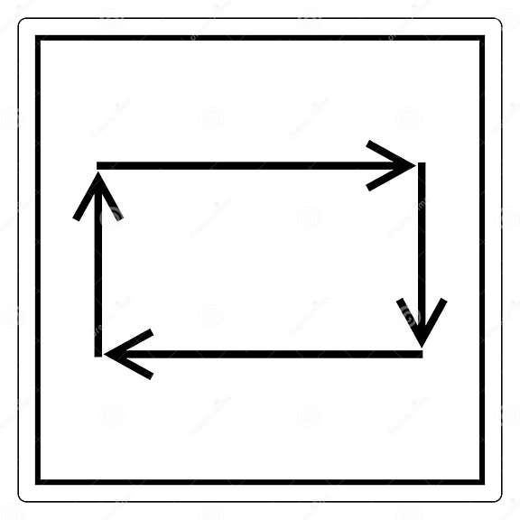 Automatic Cycle Symbol Sign Isolate on White Background,Vector ...