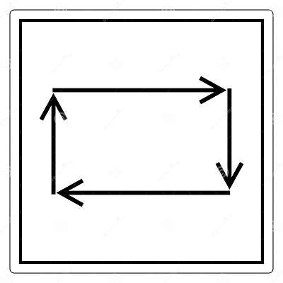 Automatic Cycle Symbol Sign, Vector Illustration, Isolate on White ...