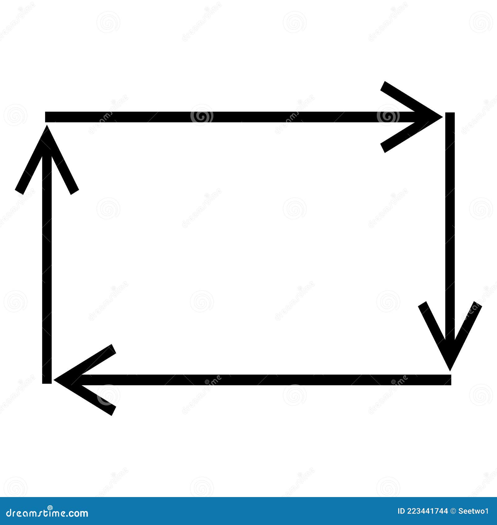 Automatic Cycle Symbol Sign, Vector Illustration, Isolate on White ...