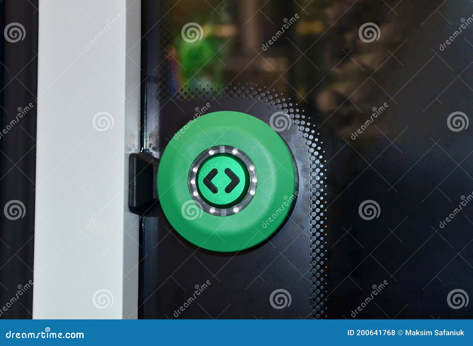Automatic Door with Electric Button in Train for Press for Open at a ...