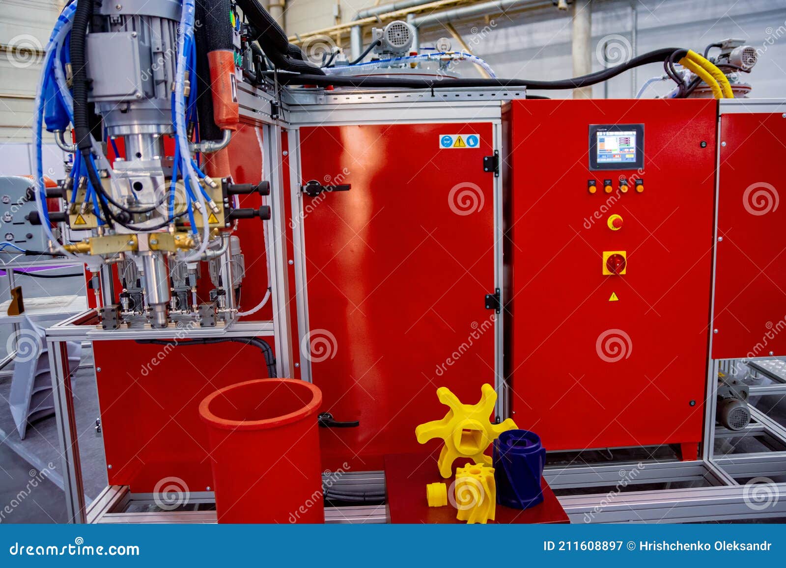 Automatic Dosing, Mixing and Pouring Unit for Hot Curing Three ...