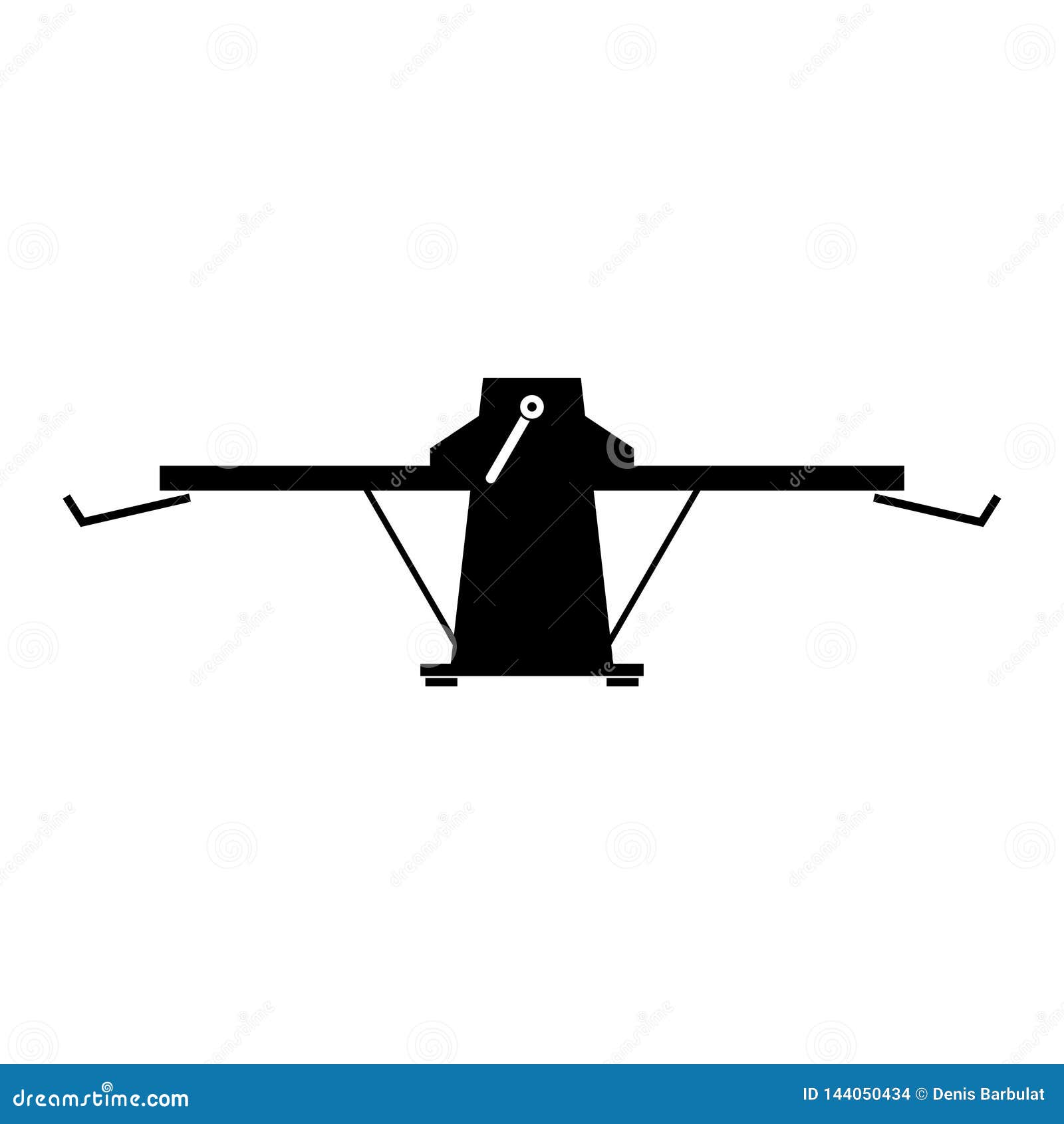 Automatic dough sheeter stock vector. Illustration of symbol - 144050434
