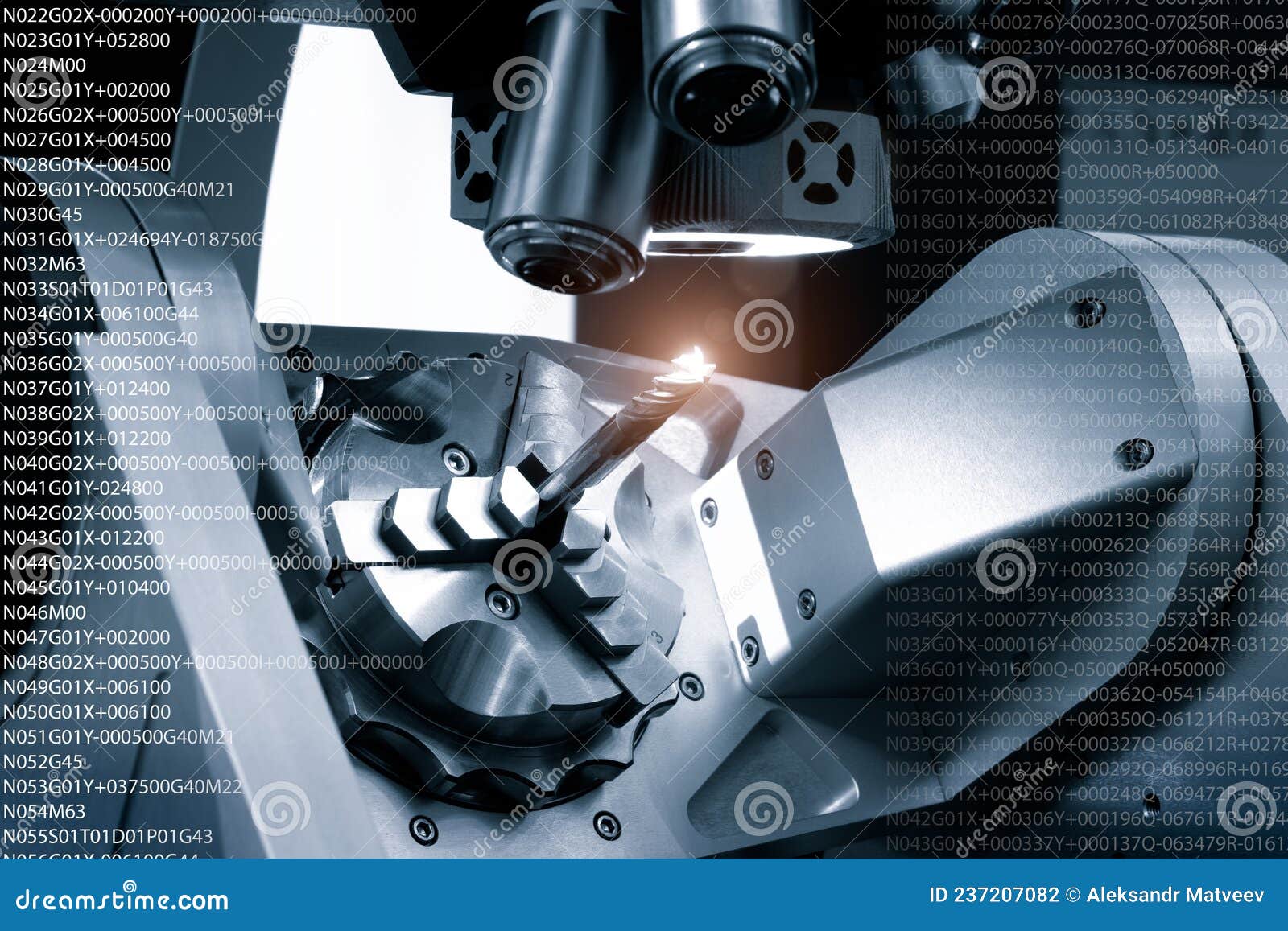 Automatic Drilling Machine with Control Microscope Workpiece ...