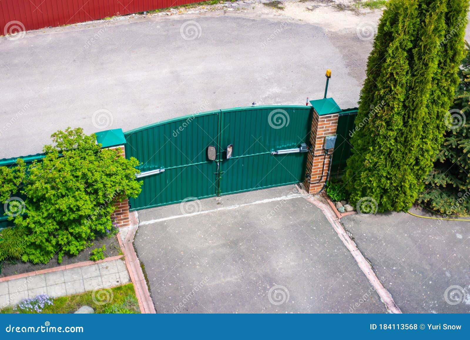 Automatic Electric Roll-up Gate Or Push-up Door. Shutter Door Or Roller ...