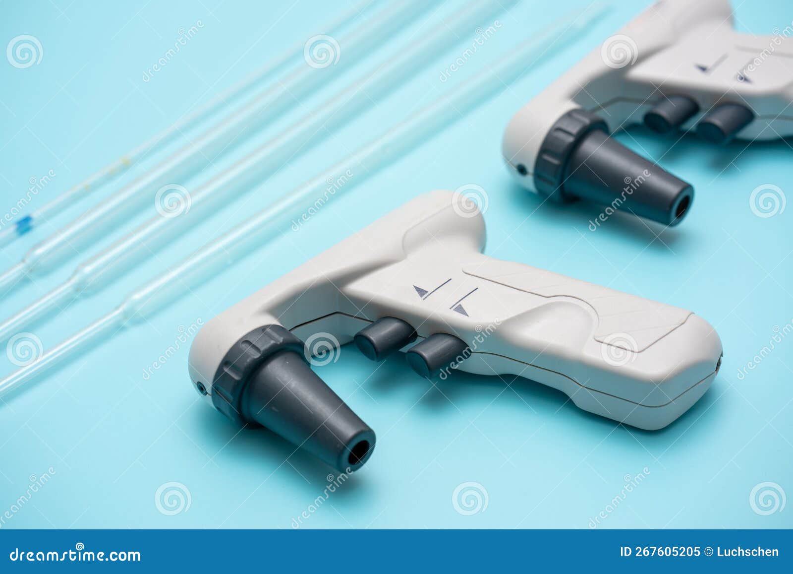 Automatic Electric Pipette for Scientific Laboratory Stock Image ...