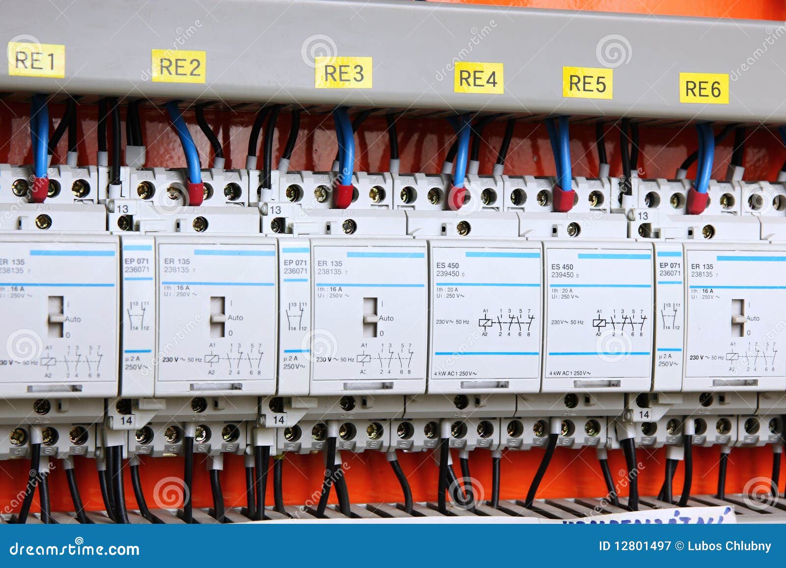 Automatic Electricity Switcher Stock Image - Image of breaker, fuse ...
