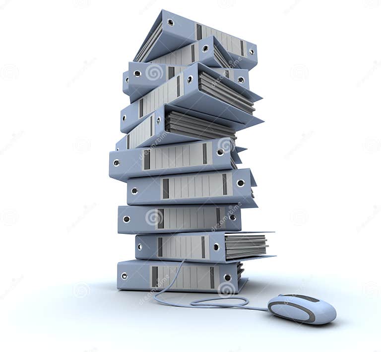 Automatic filing stock illustration. Illustration of organize - 27424406