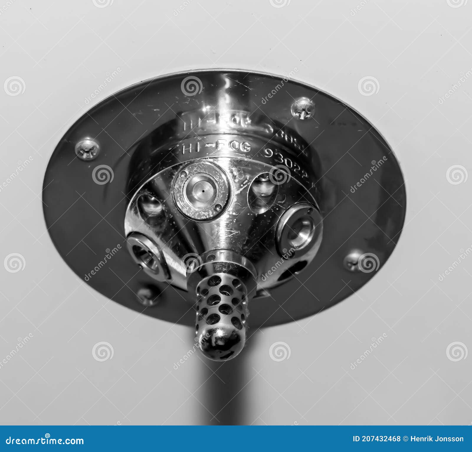 Automatic Fire Detection and Water Sprinkler in Chrome Metal Stock ...