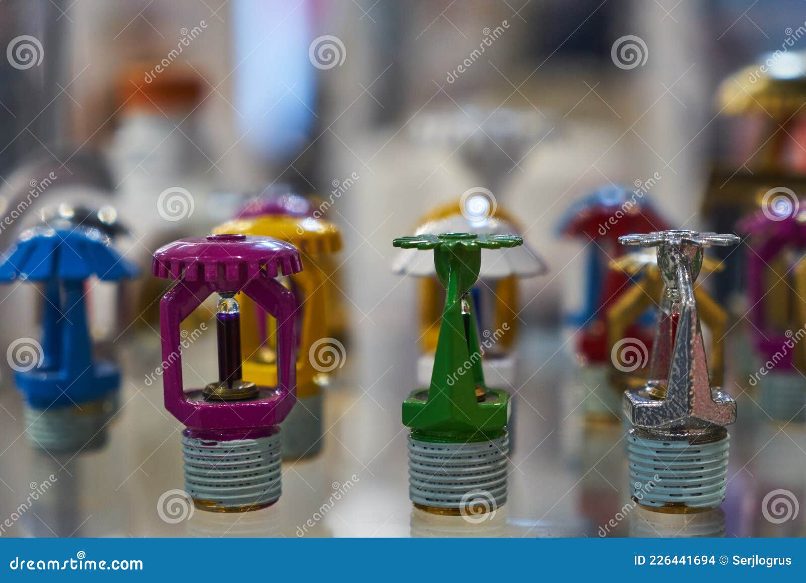 Air Duct, Automatic Fire Sprinkler Safety System. Fire Protection And ...