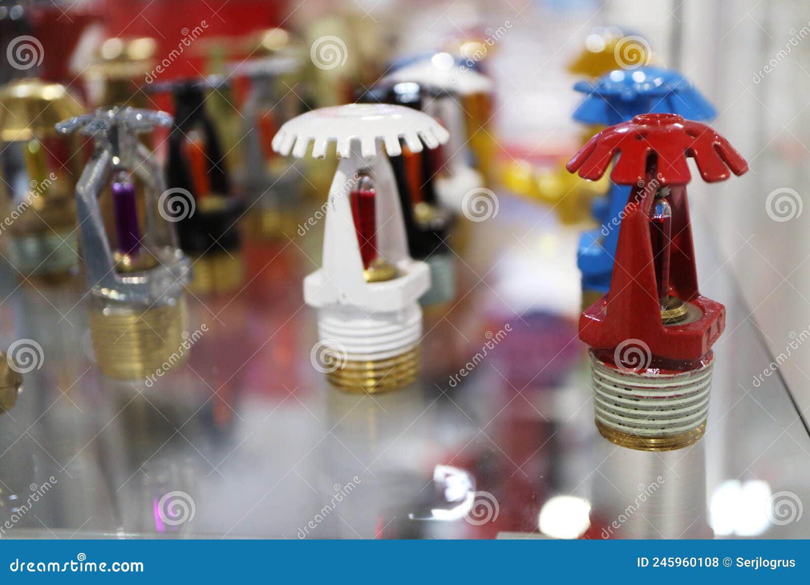 Automatic Fire Extinguishing System. Stock Photo - Image of automatic ...