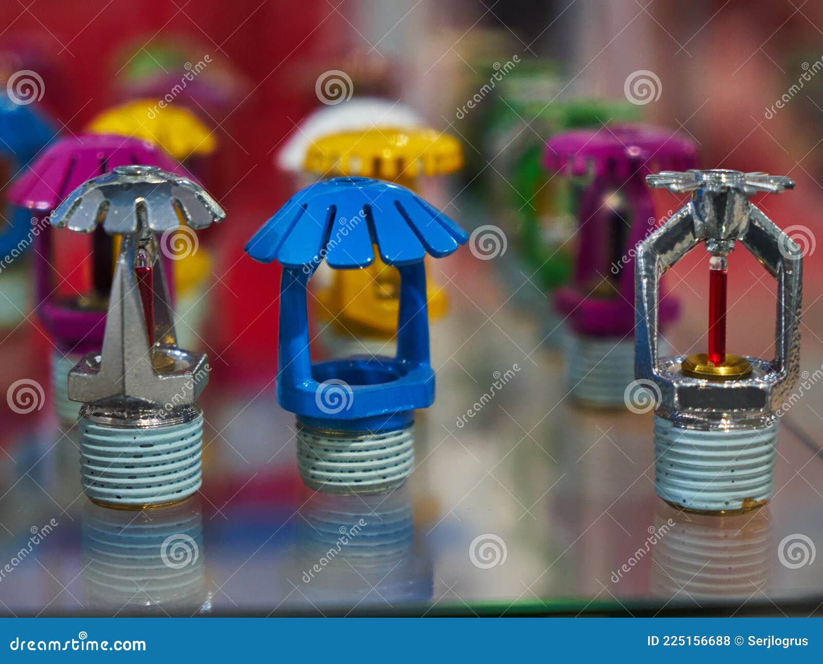 Automatic Fire Extinguishing System Stock Photo - Image of fire ...