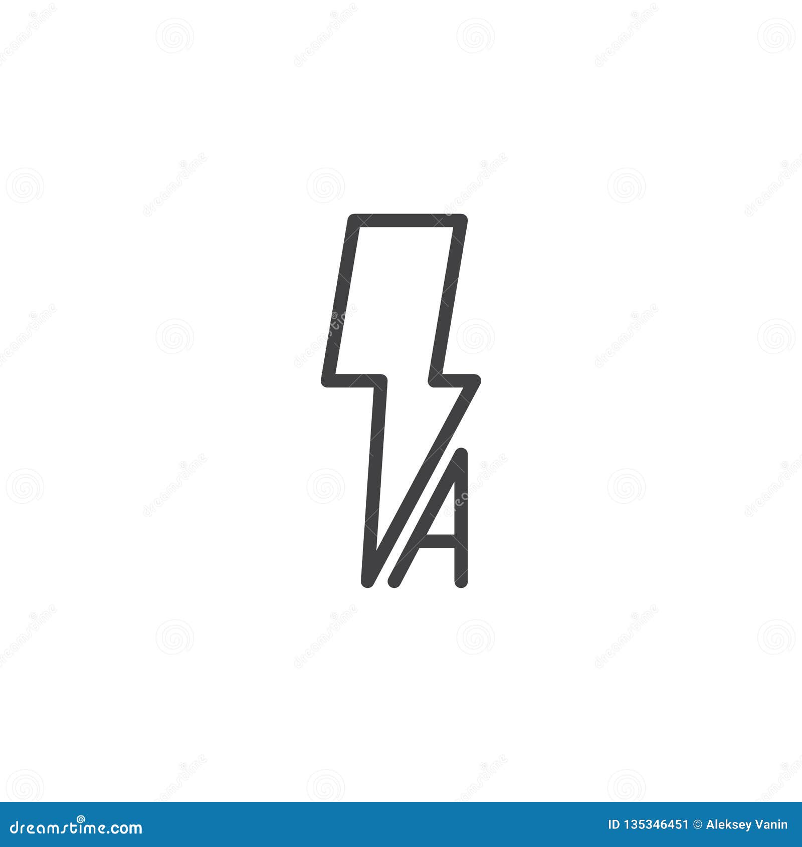 Automatic Flash Outline Icon Stock Vector - Illustration of vector ...