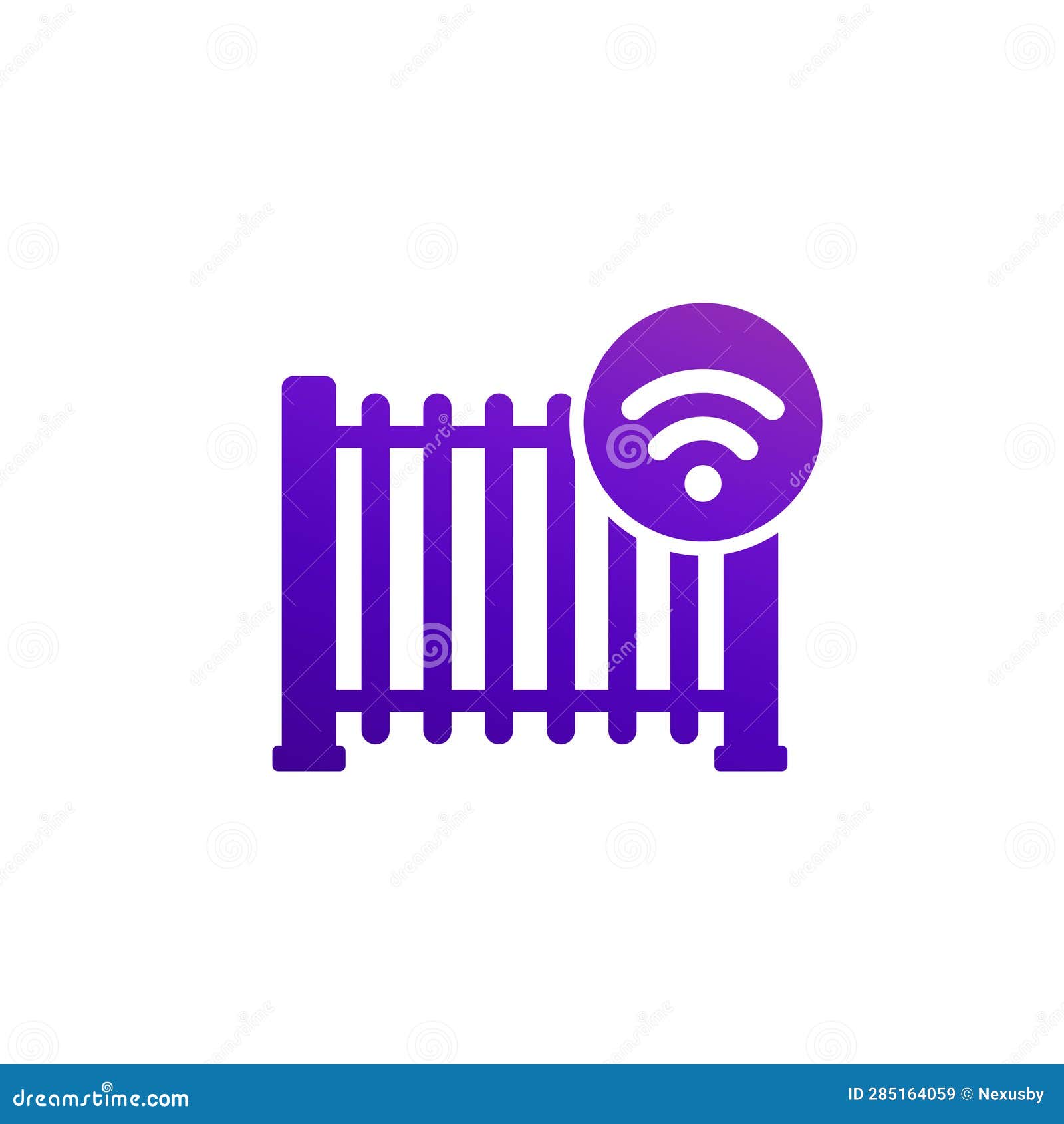 Automatic Gate Icon, Vector Design Stock Vector - Illustration of ...