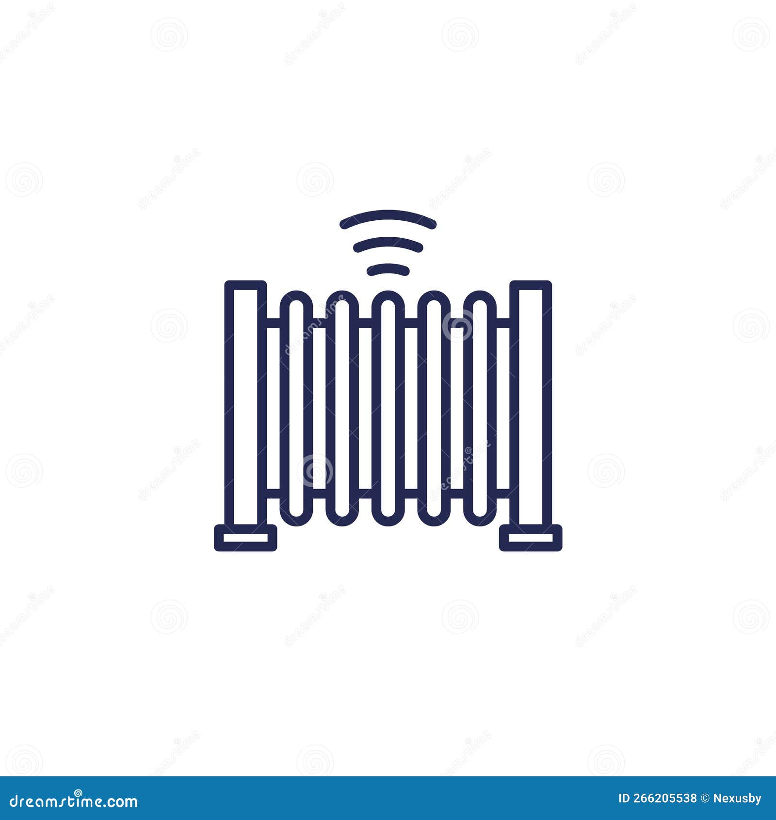 Automatic Gate System Logo Cartoon Vector | CartoonDealer.com #194853825