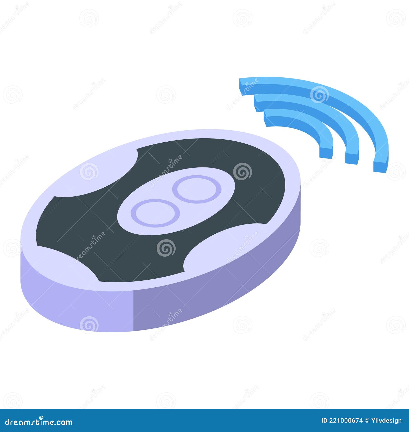 Automatic Gate Remote Control Device Icon, Isometric Style Stock Vector ...