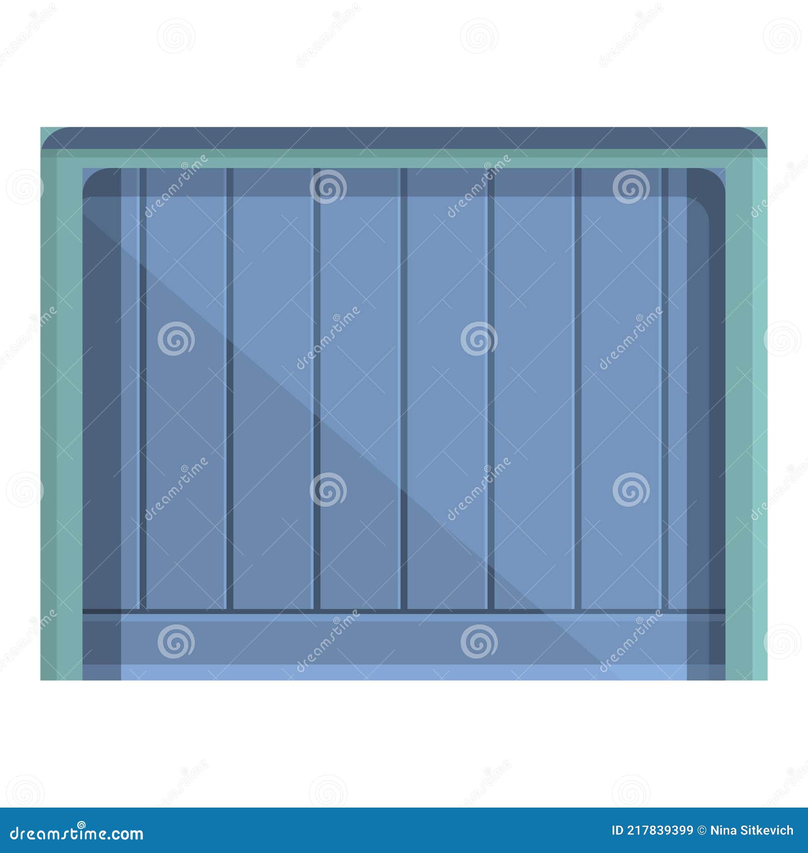 Automatic Gate System Icon, Cartoon and Flat Style Stock Vector ...