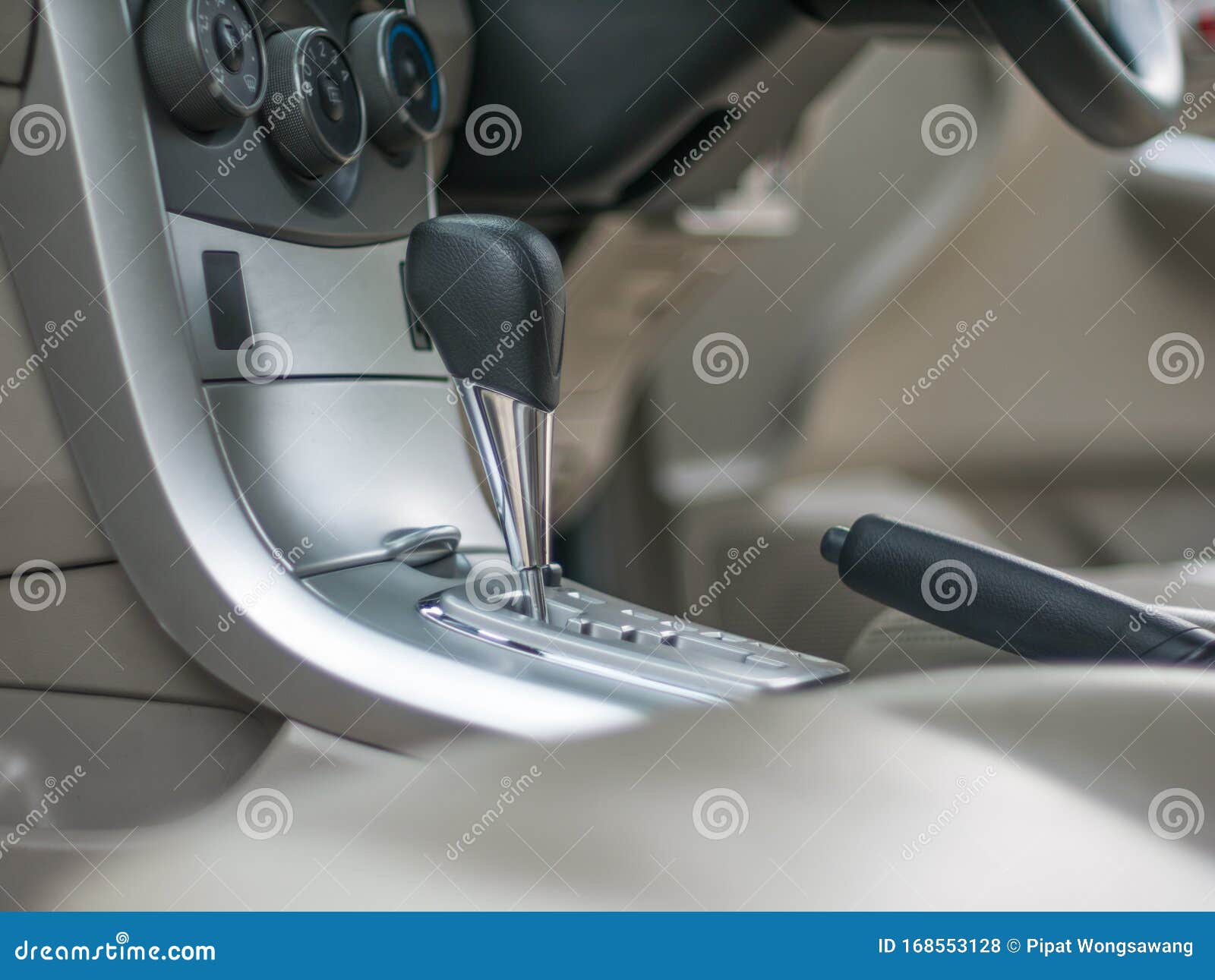 Automatic Gear Inside the Car Stock Photo - Image of auto, drive: 168553128