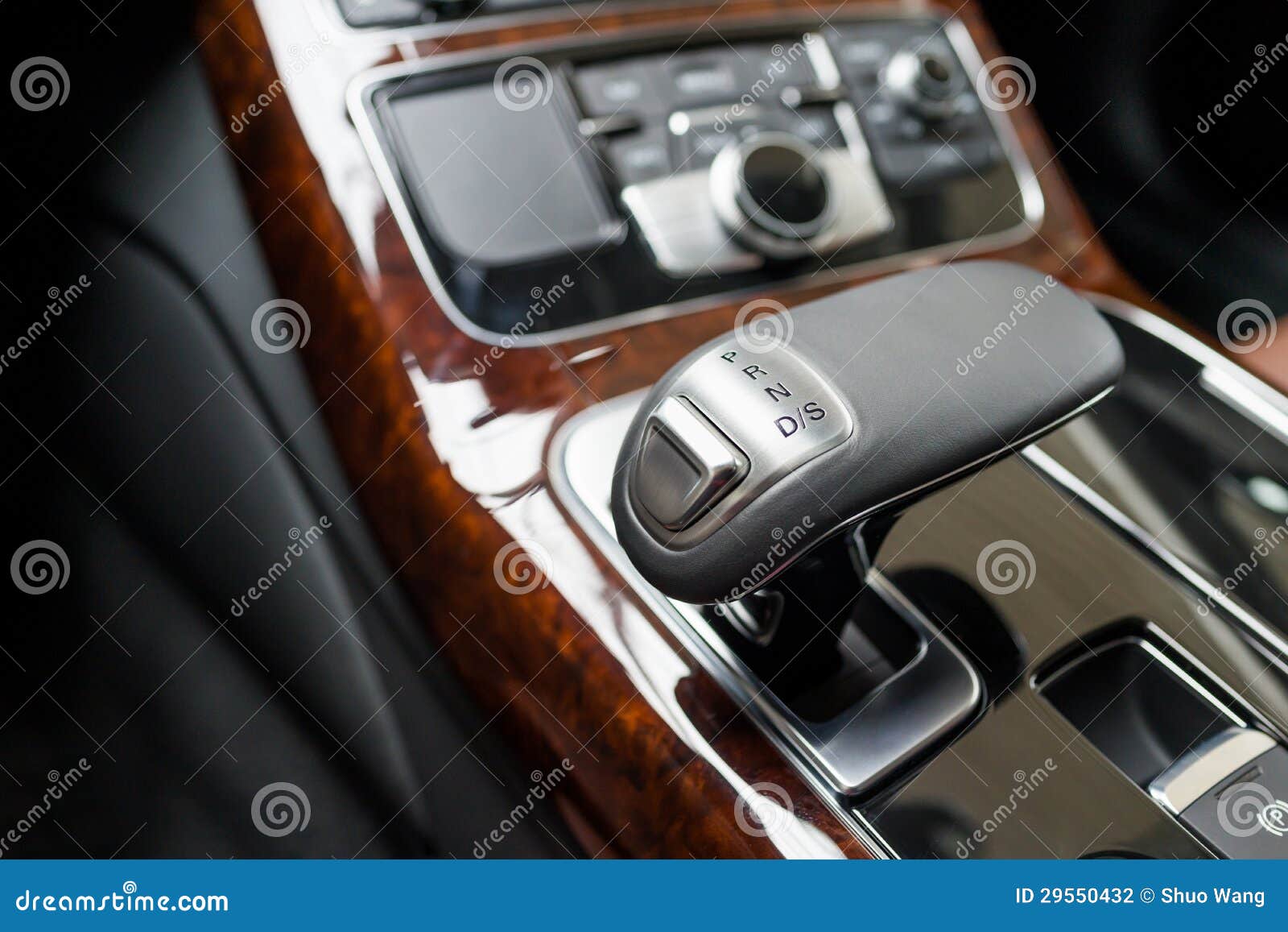 Automatic Gear Shift Handle Stock Photo - Image of control, commute ...