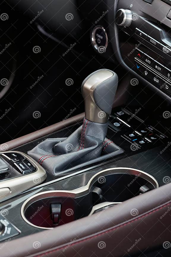 Automatic gear shift stick stock image. Image of gearbox - 164280713