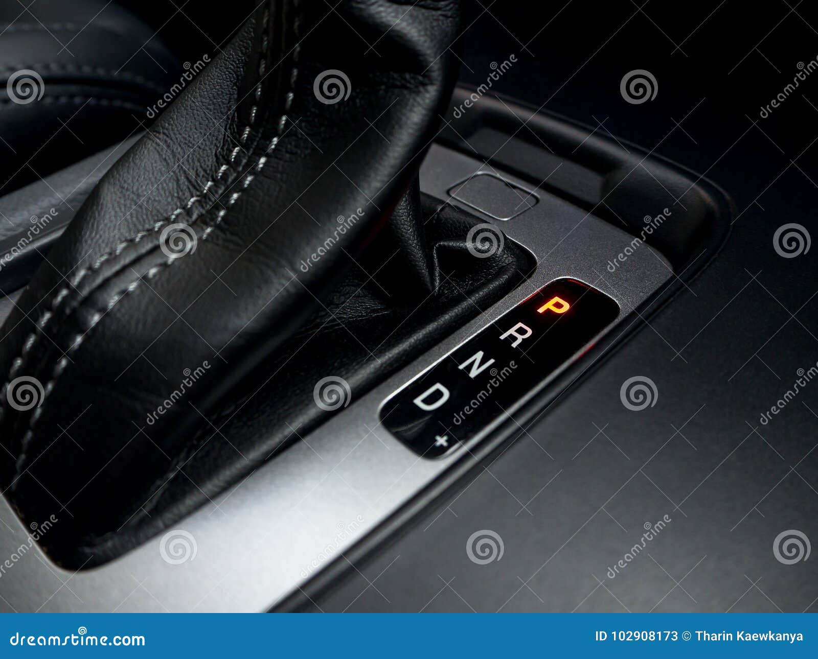 Automatic gear stick stock image. Image of gears, transmission - 102908173