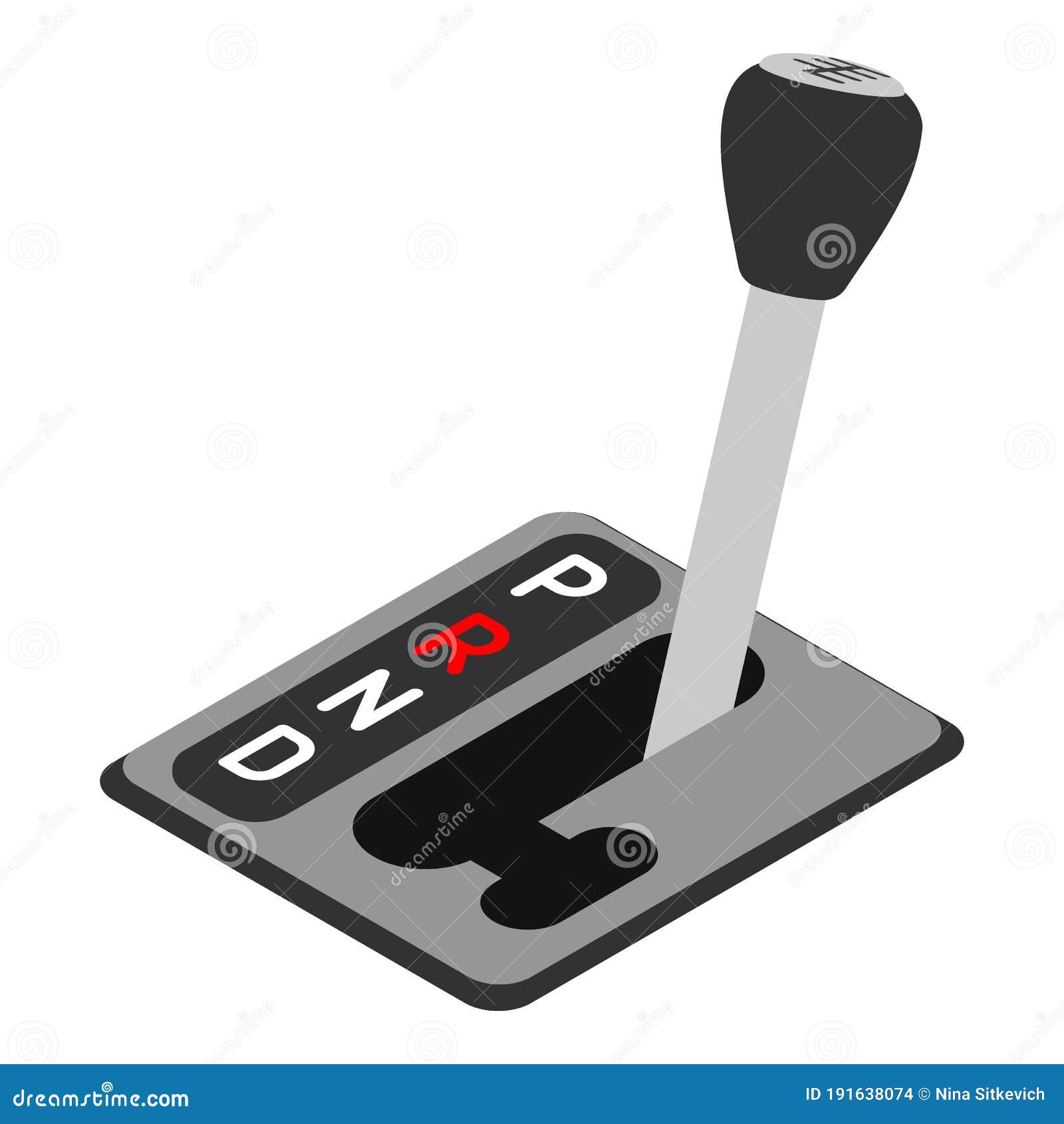 Automatic Gearbox Icon, Isometric Style Stock Vector - Illustration of ...