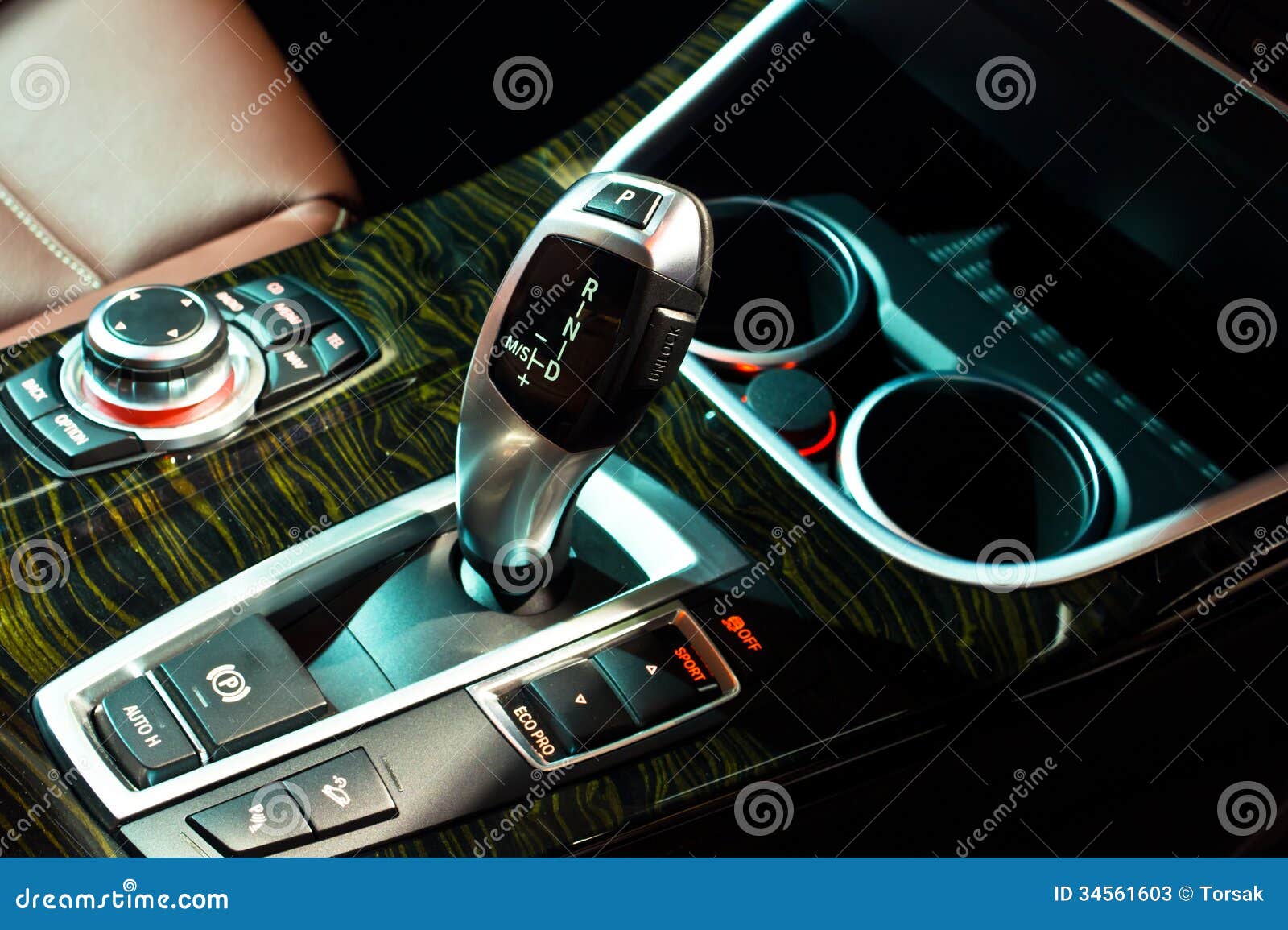 Automatic gearbox shifter stock image. Image of instrument - 34561603