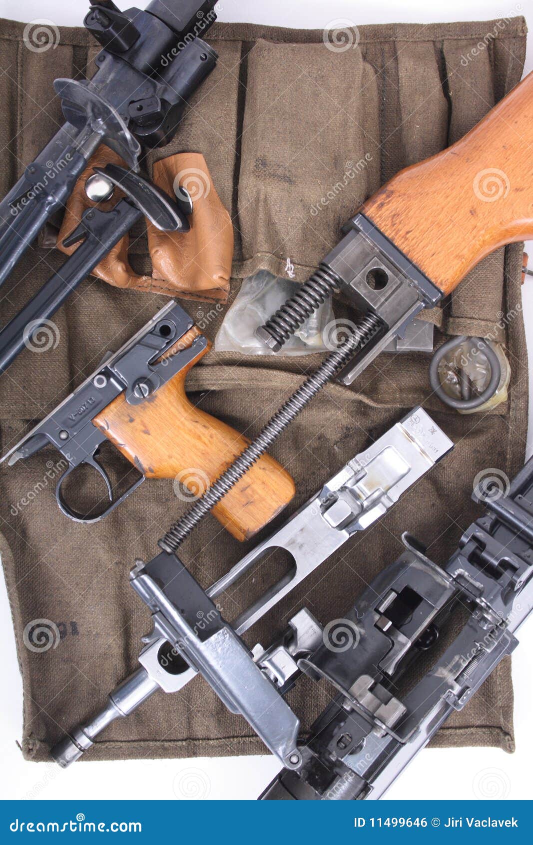 Automatic gun stock photo. Image of shell, power, copper - 11499646