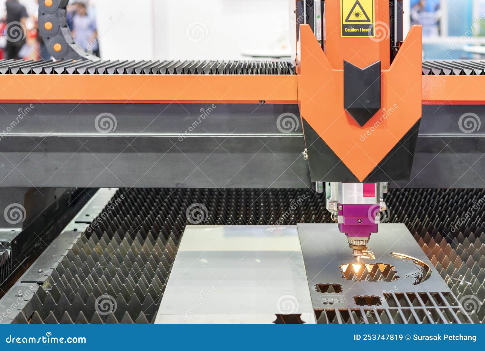 Automatic & High Precision Cnc Plasma Laser Cutting Machine during ...