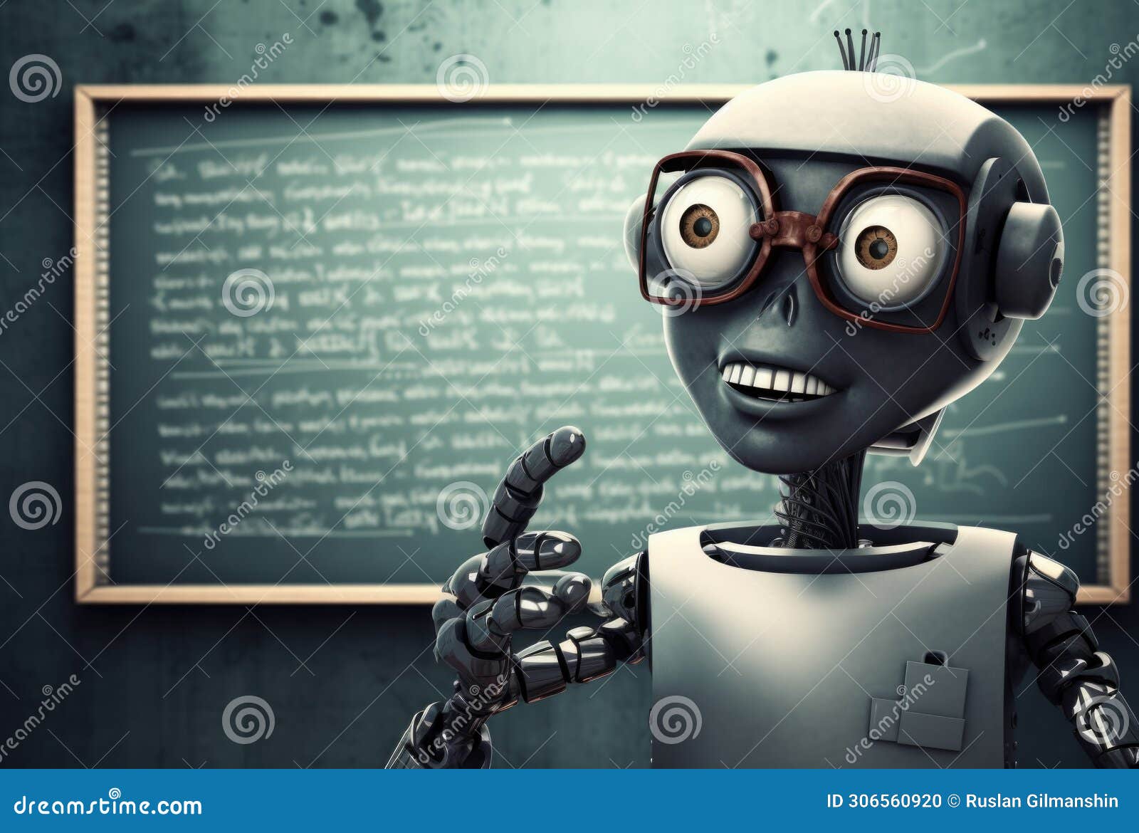 Automatic Human-like Robot Standing in Front of Class with Pupils and ...